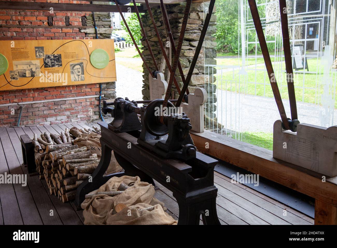 Stott Park Bobbin Mill in Cumbria, UK Stock Photo - Alamy