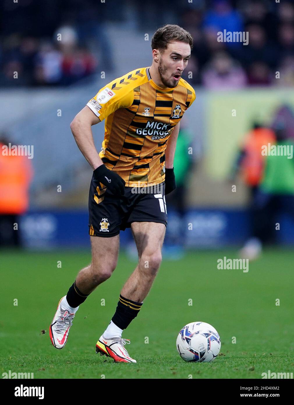 Cambridge United's Sam Smith during the Sky Bet League One match at the ...