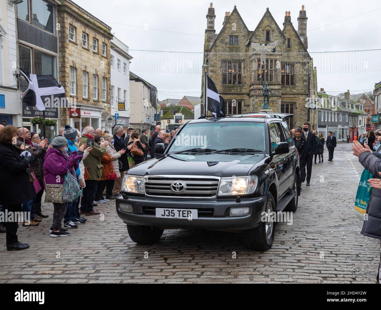 Jethro's Final Farewell took place in Truro Cathedral, Truro. Geoffrey ...