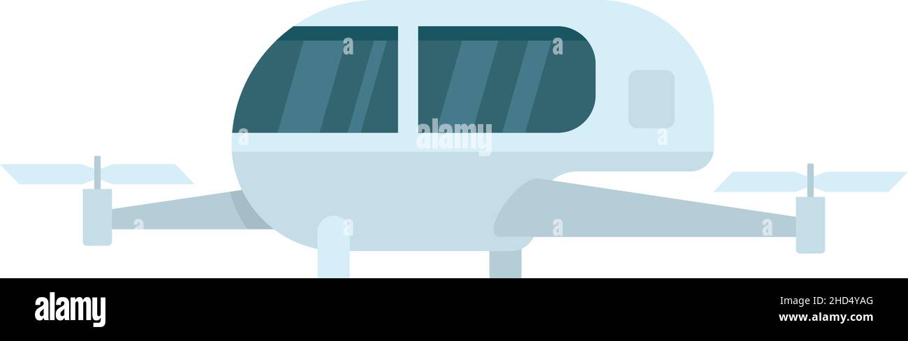 Technology air taxi icon. Flat illustration of Technology air taxi ...