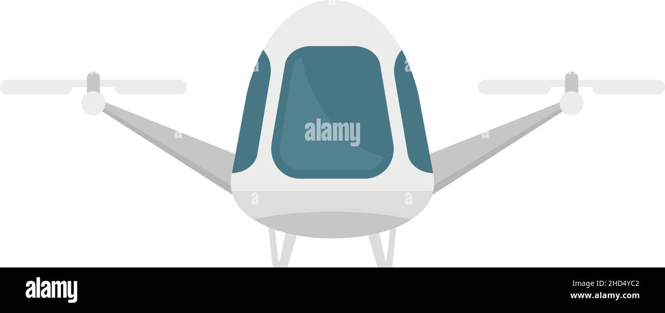 Smart air taxi icon. Flat illustration of Smart air taxi vector icon ...