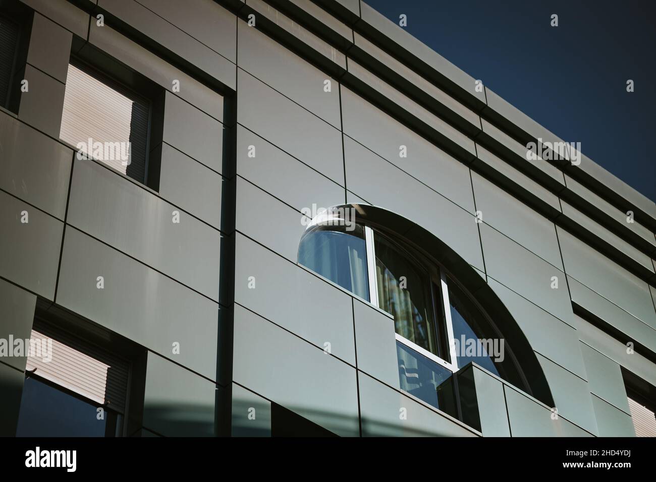 Shot of the exterior design and windows of a modern building Stock ...
