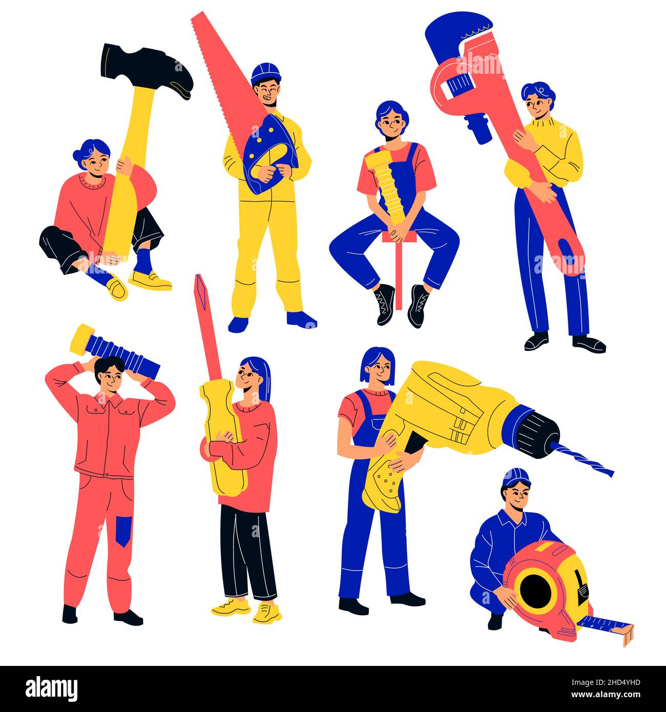 Construction breakdowns Stock Vector Images - Alamy