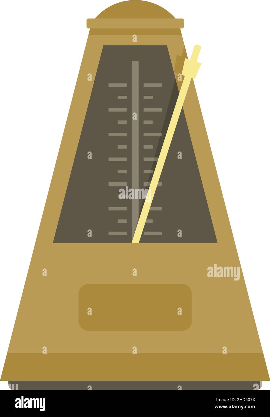 Motion metronome icon. Flat illustration of motion metronome vector ...