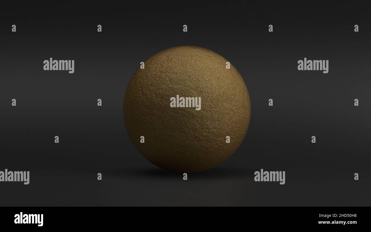A sphere ball gold background dynamic 3d Stock Photo - Alamy