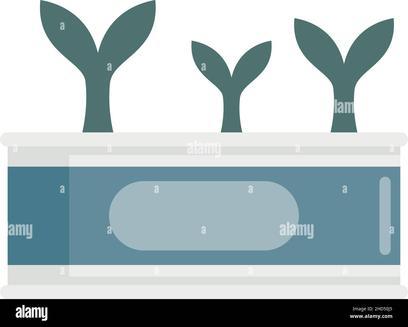 Swedish fish tin can icon. Flat illustration of swedish fish tin can ...