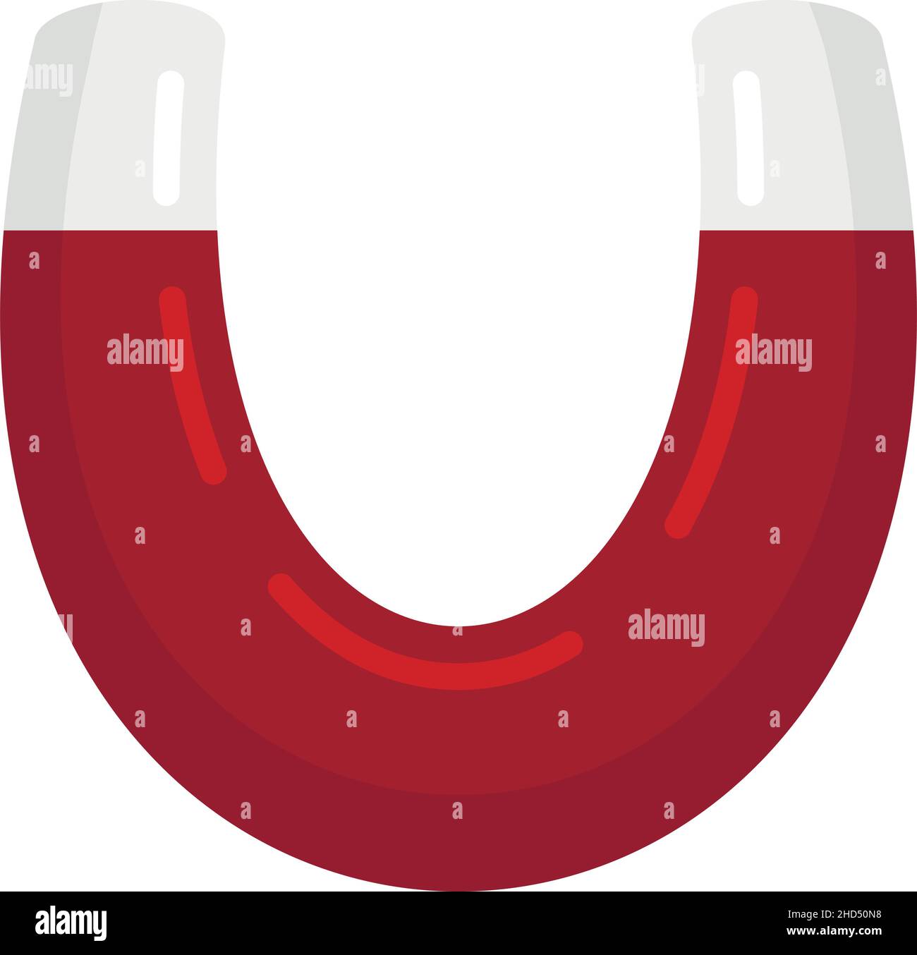 Gravity magnet icon. Flat illustration of gravity magnet vector icon ...