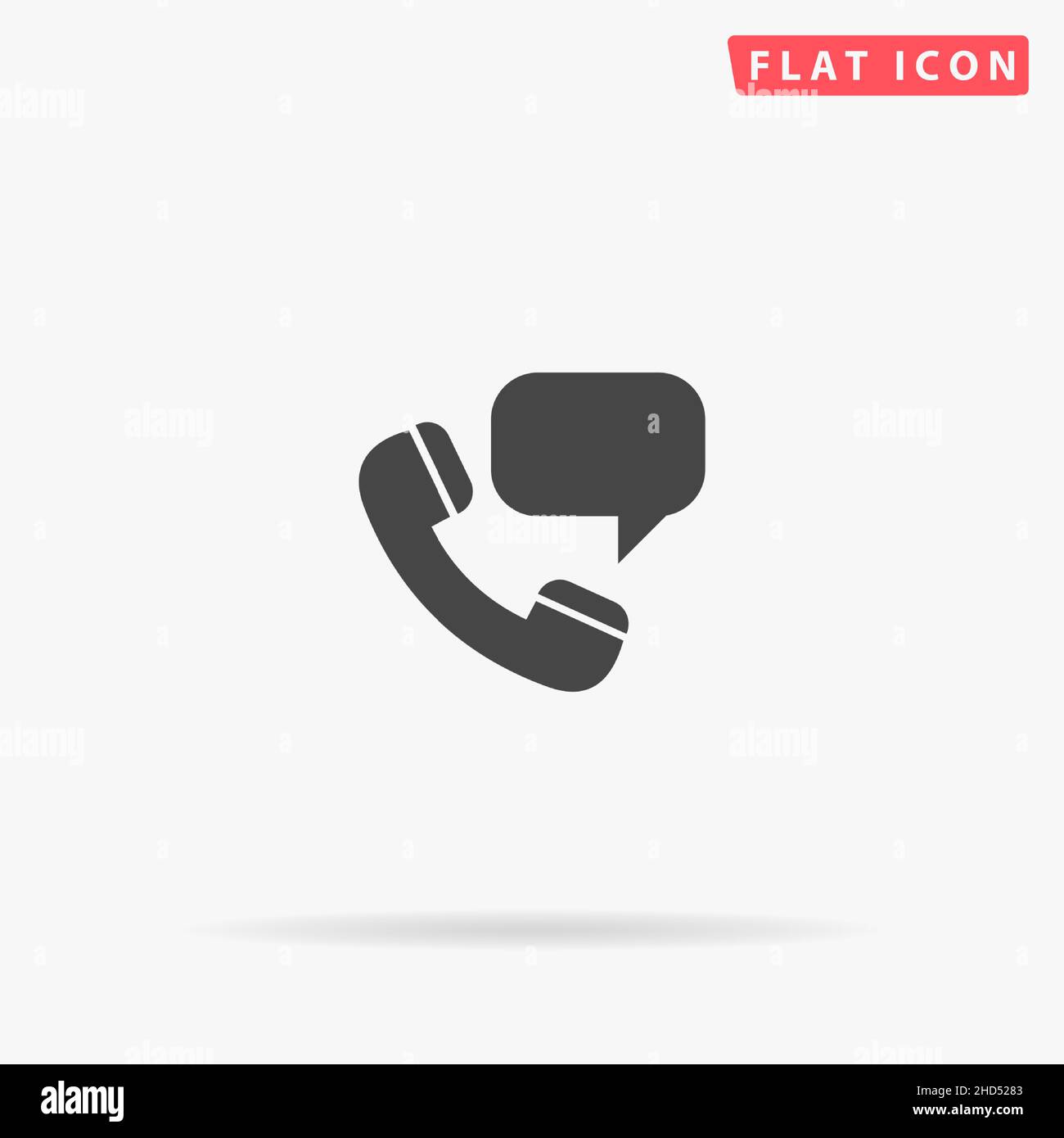 Answering conversation Stock Vector Images - Alamy