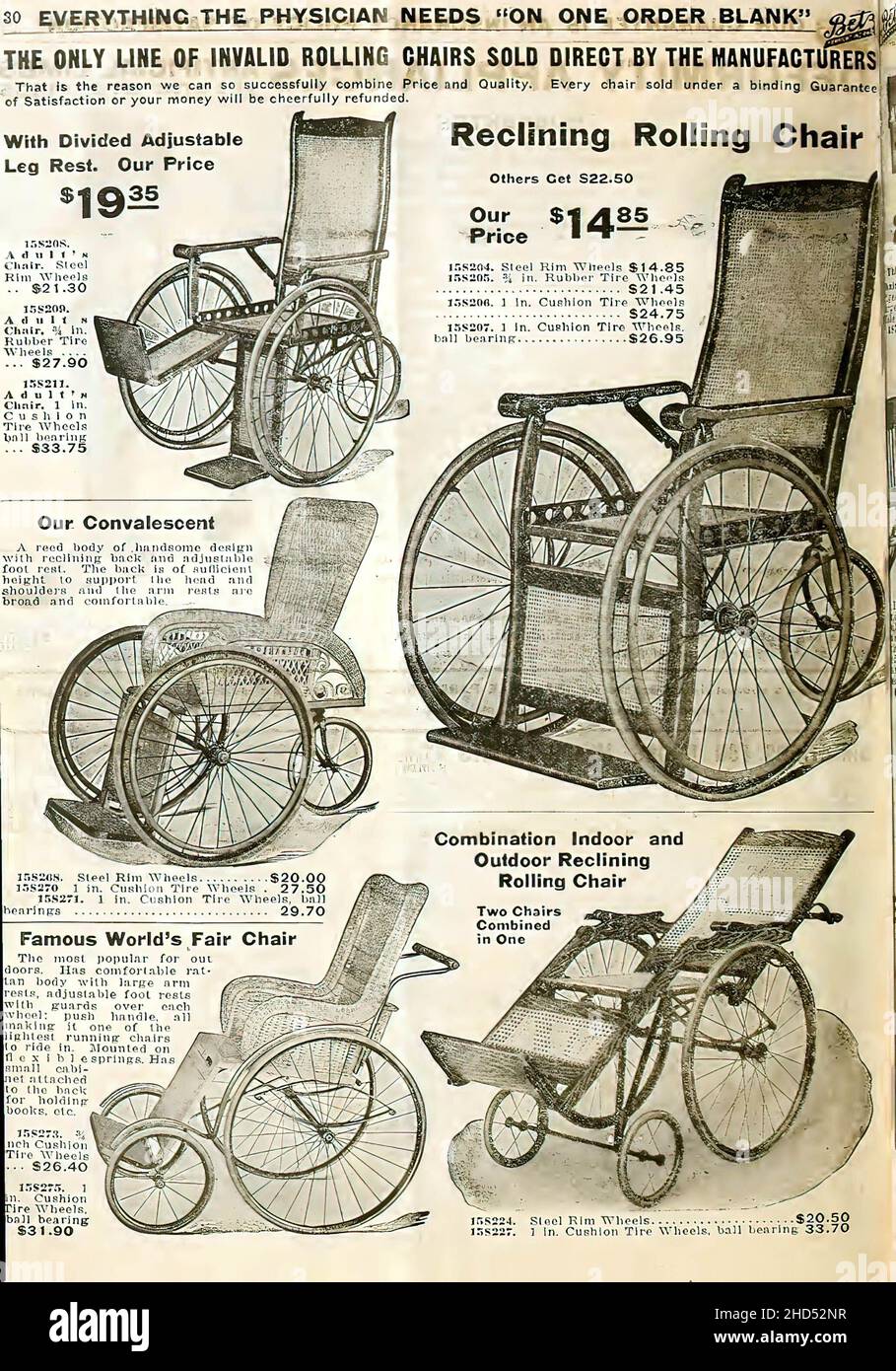 Images from page 30 of the magazine with reclining rolling chair ...