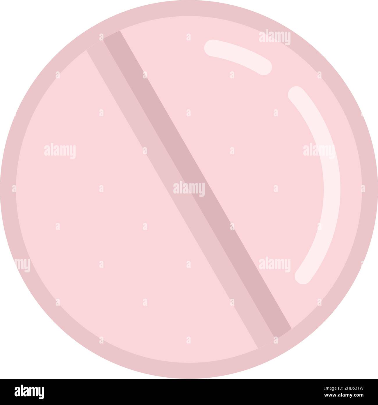 Pill dosage icon. Flat illustration of pill dosage vector icon isolated ...