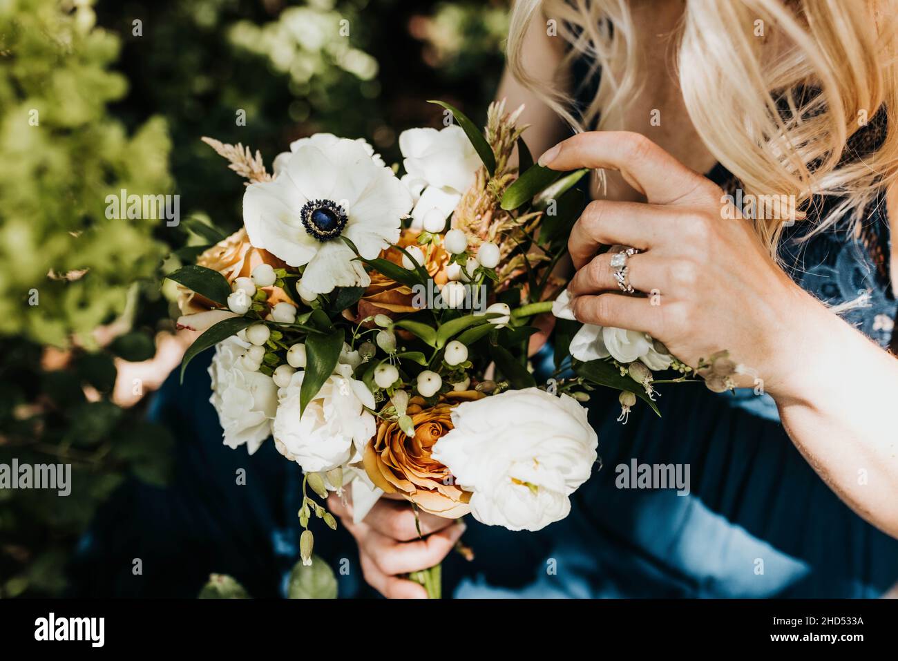 Neutral light color dress hi-res stock photography and images - Alamy