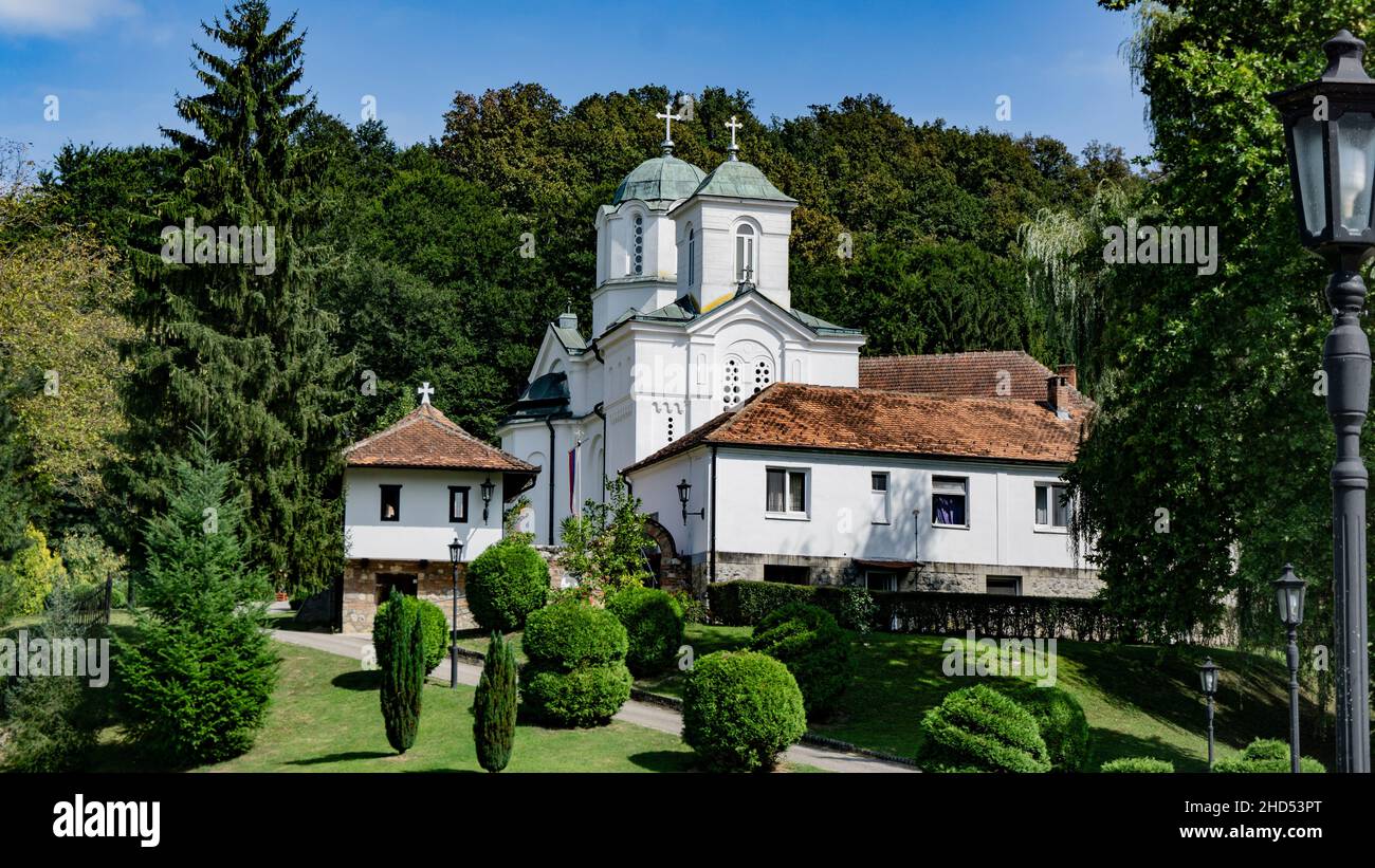 Scenery of the Kaona Serbian Orthodox Monastery Stock Photo - Alamy