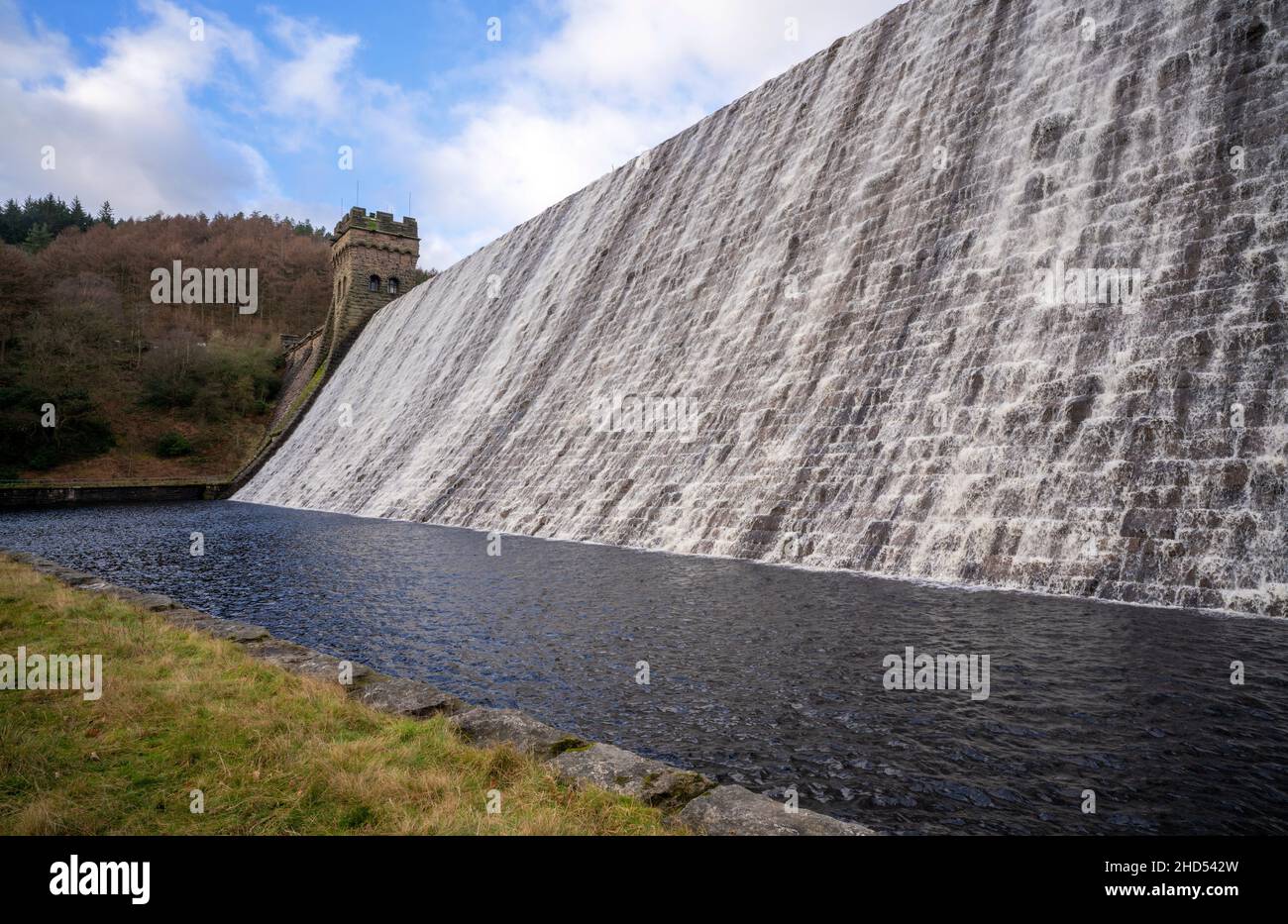 Howden Dam in the Upper Derwent Valley, England Stock Photo - Alamy