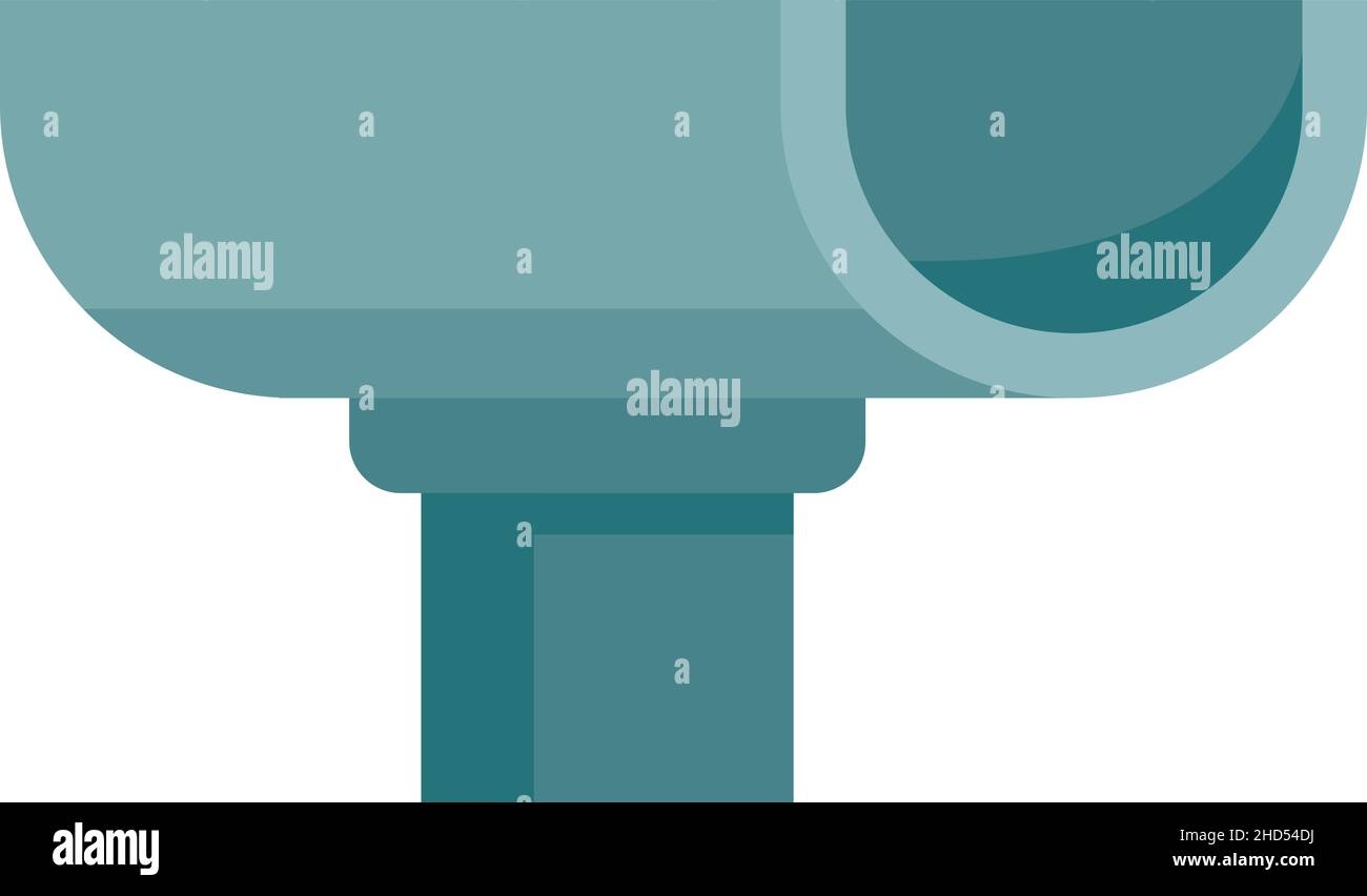 Storm gutter icon. Flat illustration of storm gutter vector icon ...