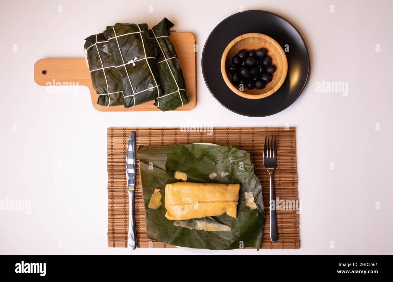 Hallaca on the table, the traditional dish of Venezuelan Christmas ...