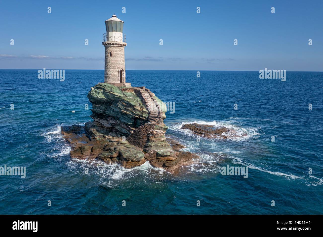 Lighthouse andros hi-res stock photography and images - Alamy