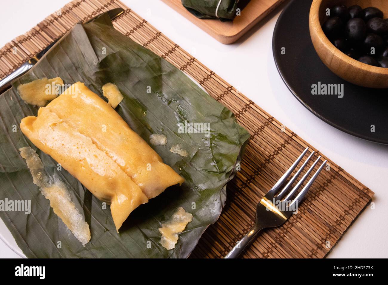 Hallaca on the table, the traditional dish of Venezuelan Christmas ...