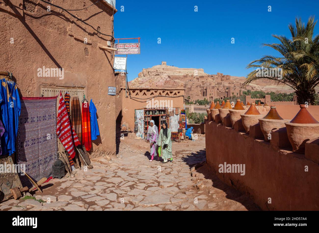 Ait-Benhaddou Kasbah, Morocco, North Africa Stock Photo - Alamy