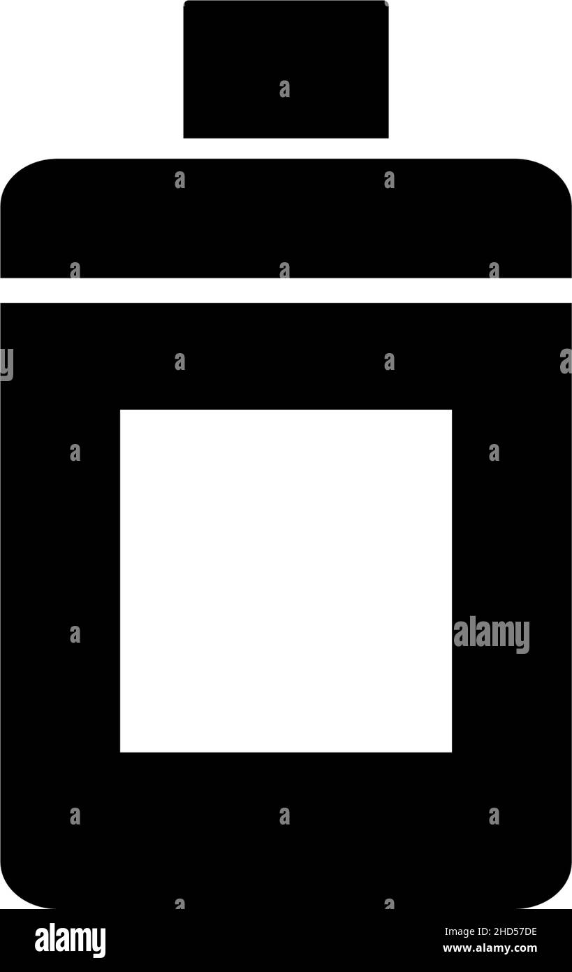 Spices Glass Jar, Condiment Bottle. Flat Vector Icon illustration ...