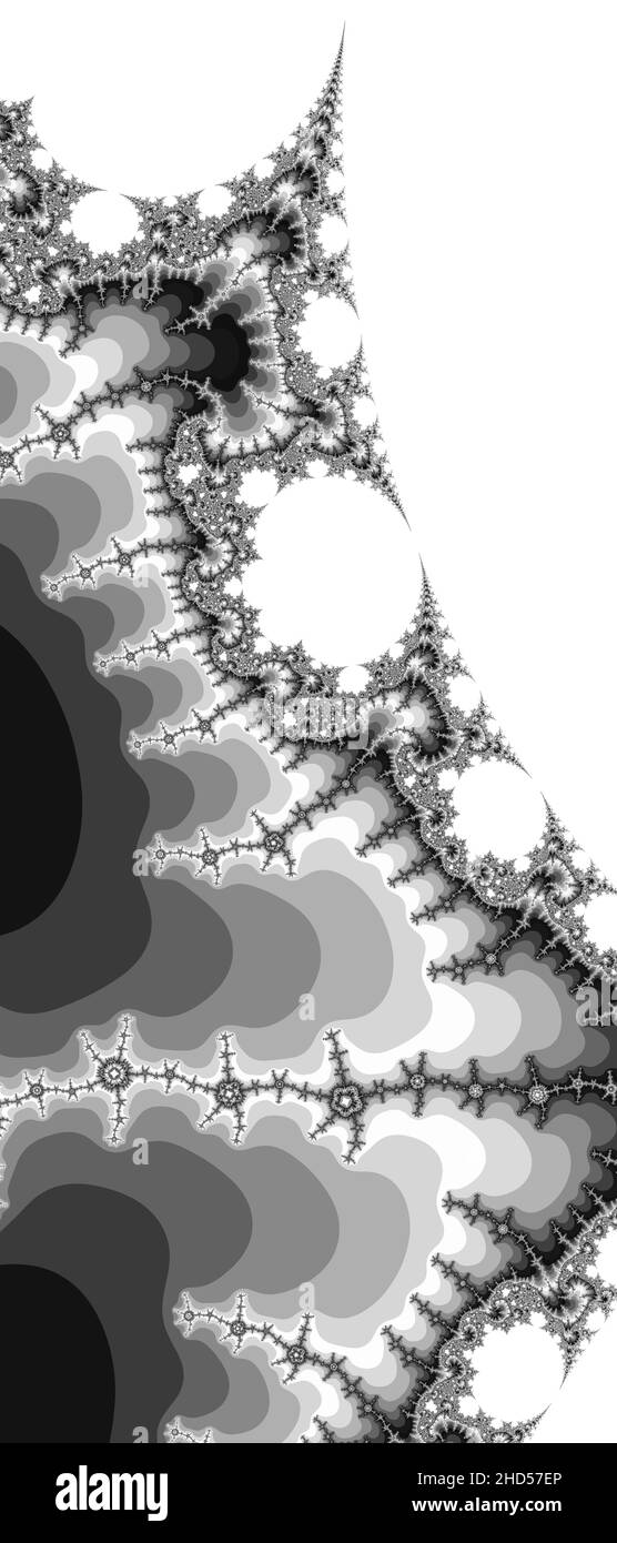 Abstract Computer generated Fractal design. A fractal is a never-ending ...