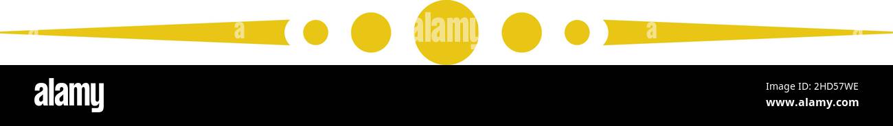 Decorative divider in simple modern style. Page break border Stock ...