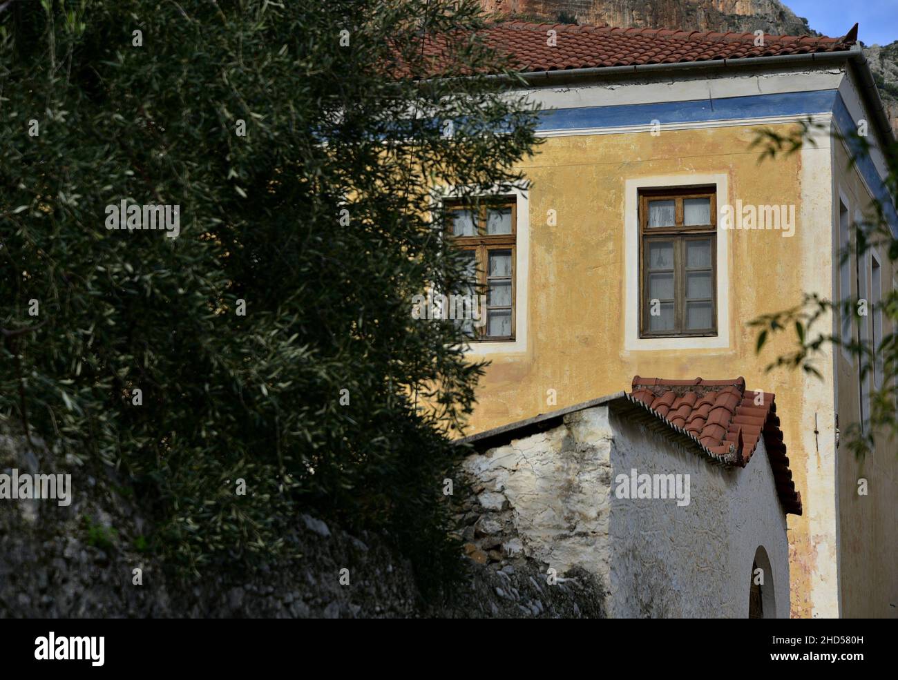Old Neoclassical mansion in Leonidio, Arcadia Peloponnese, Greece Stock ...