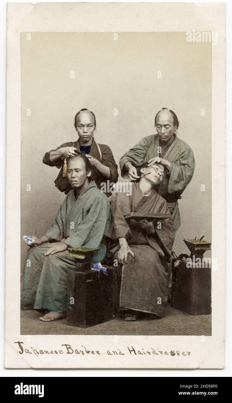 Japanese barbers hi-res stock photography and images - Alamy