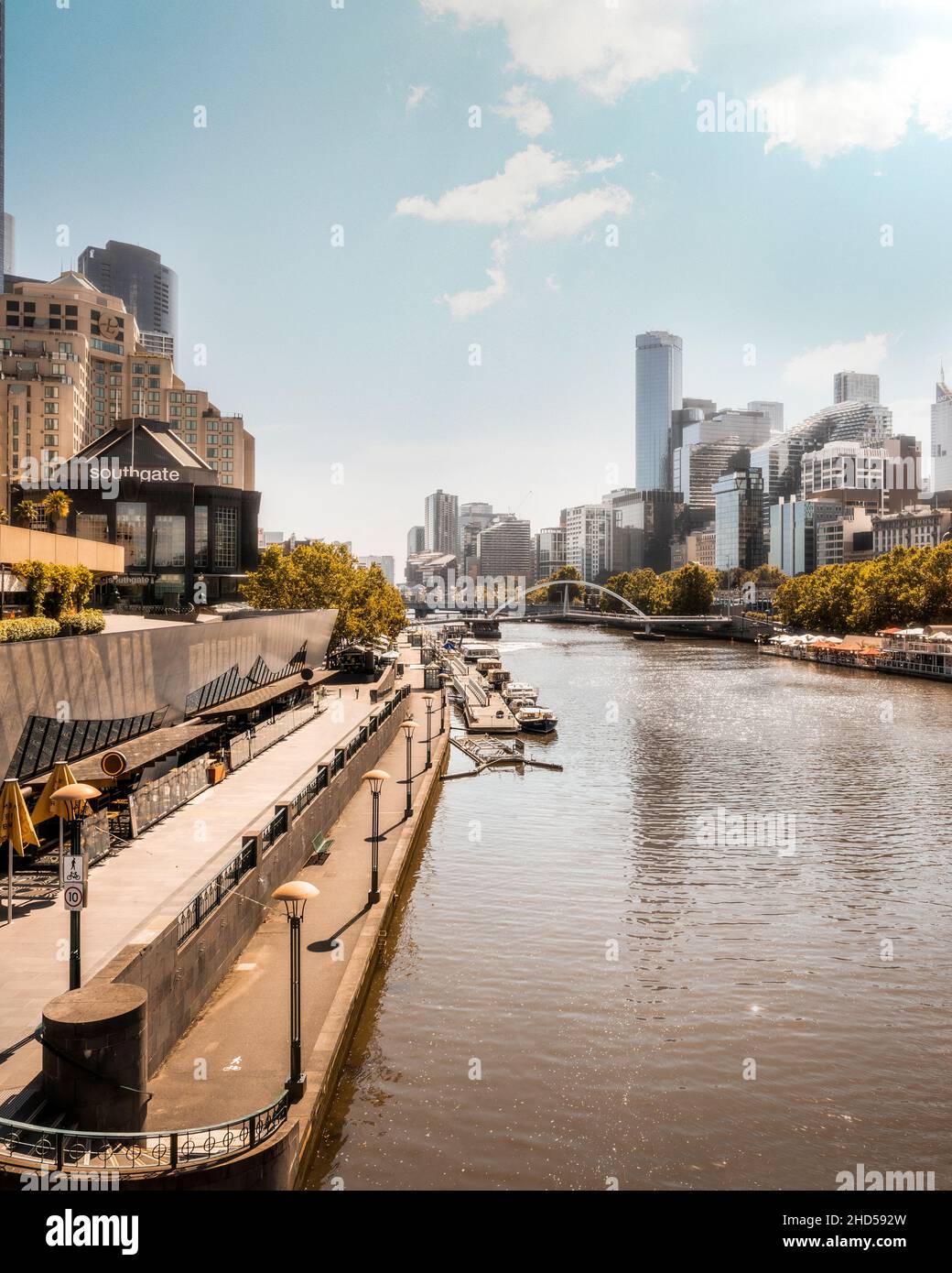 Beautiful view of a river in Melbourne, Australia Stock Photo - Alamy