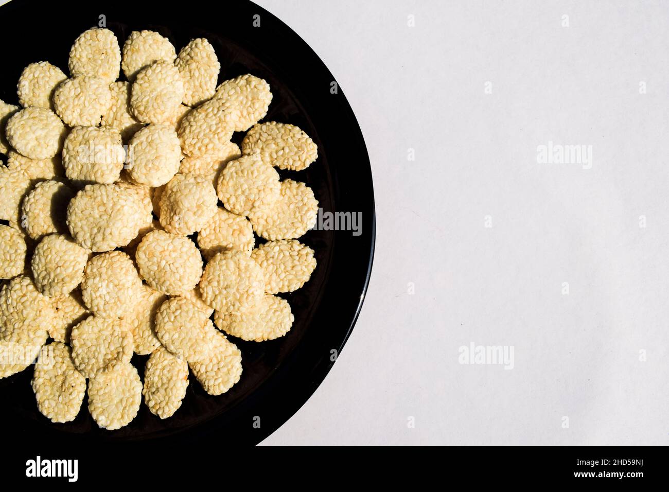 Indian Sweet food Rewri also known as rewadi or revadi is popular ...