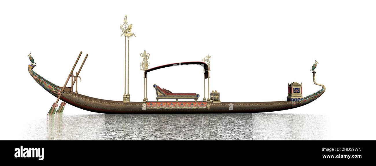 Egyptian ancient papyrus boat hi-res stock photography and images - Alamy