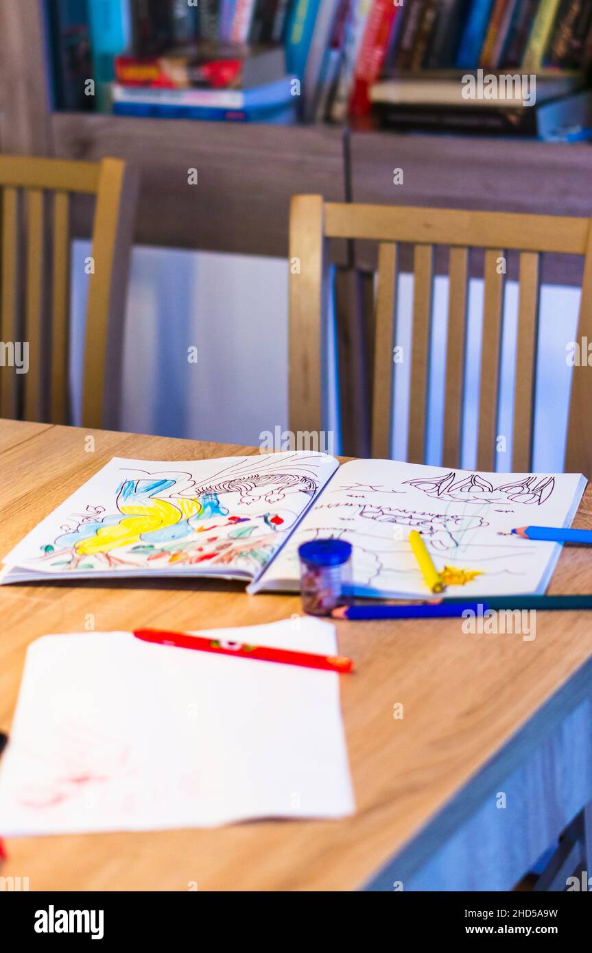 Abstract coloring book hi-res stock photography and images - Alamy