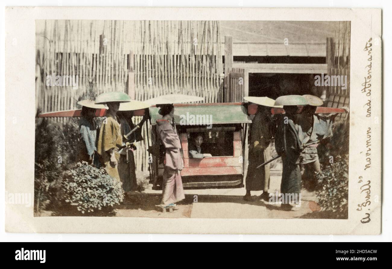 19th century vintage photograph - 1860's Japan carte de visite ...