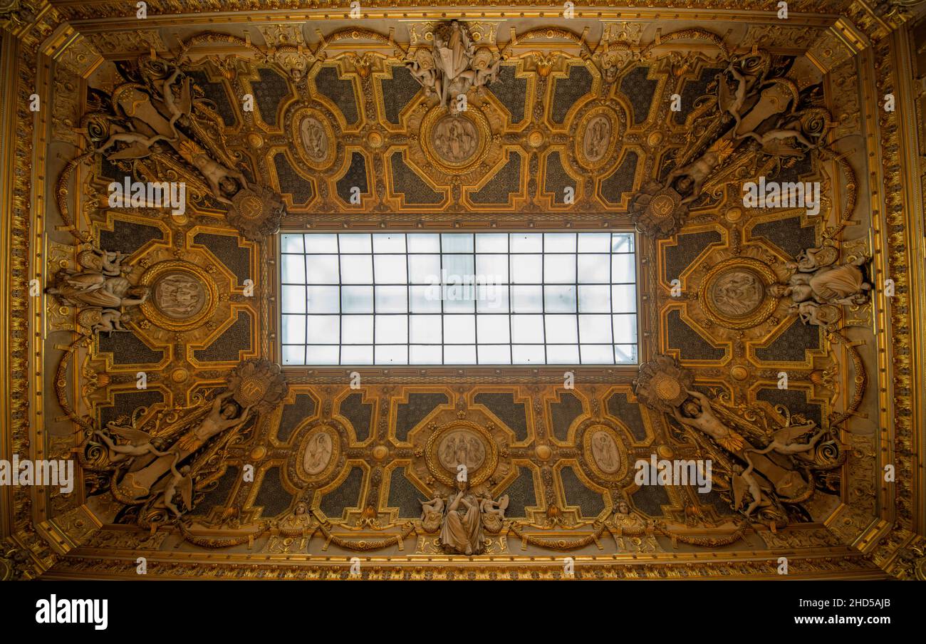 Paris, France: May 06, 2017: Architectural details, decorations and ...
