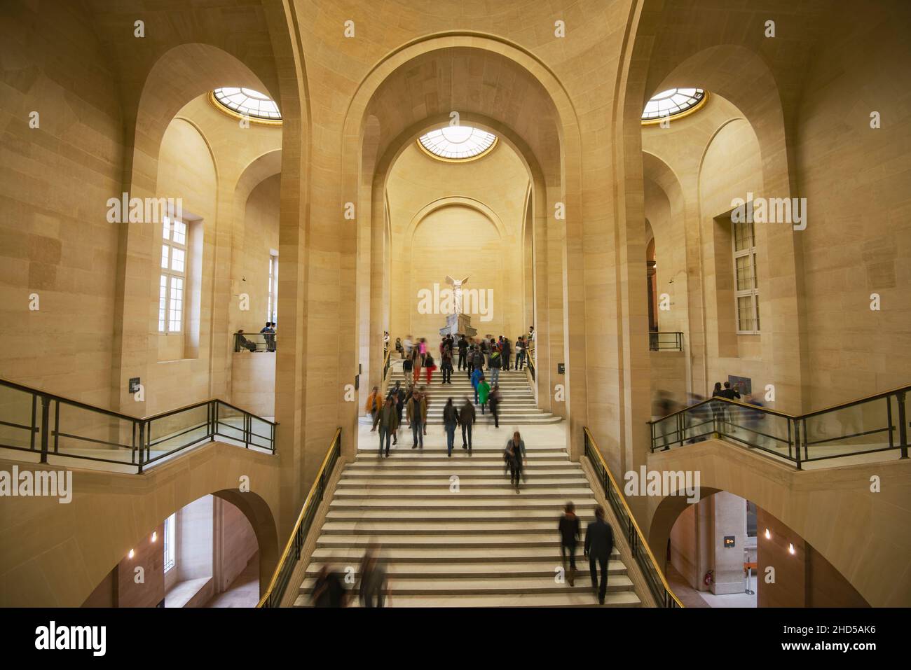 Paris, France: May 06, 2017: Interior view of Paris Louvre Museum ...