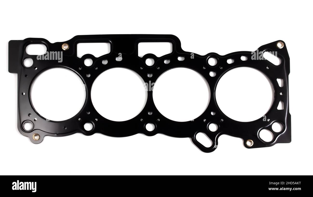 Cylinder head gasket isolated on white background Stock Photo - Alamy