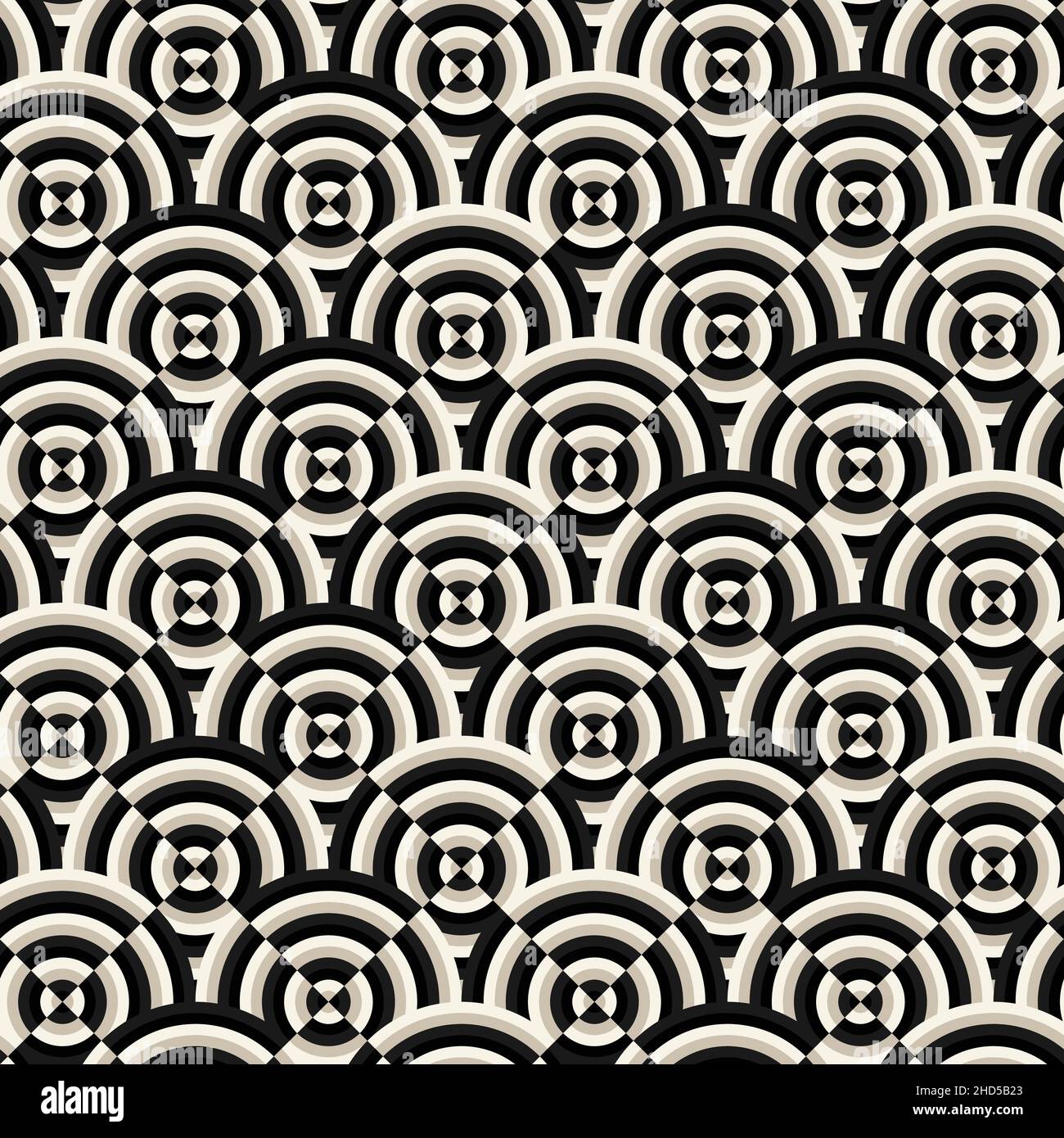 Black concentric circles hi-res stock photography and images - Alamy