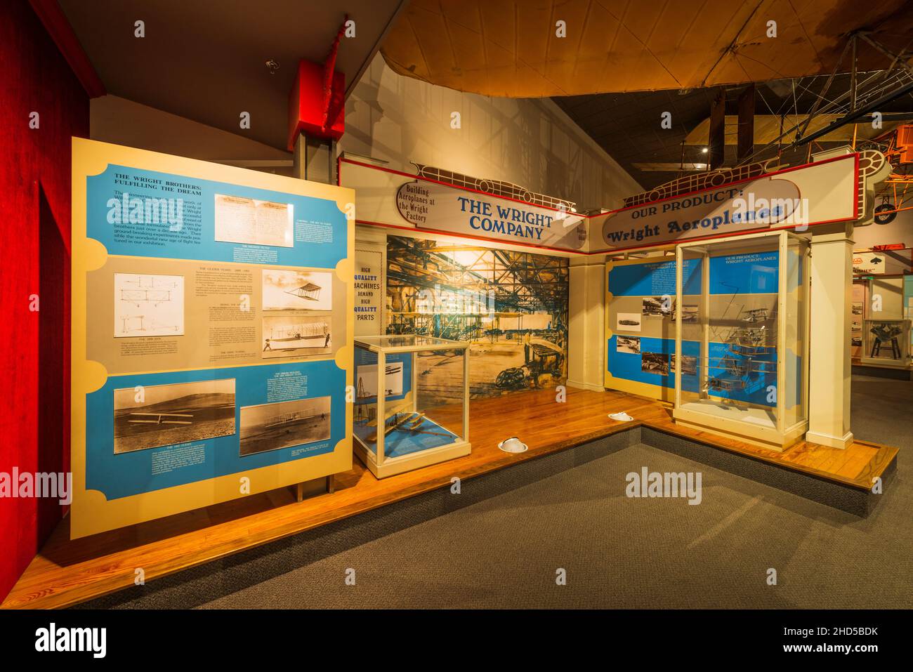 Wright Brothers Display At The Smithsonian National Air And Space