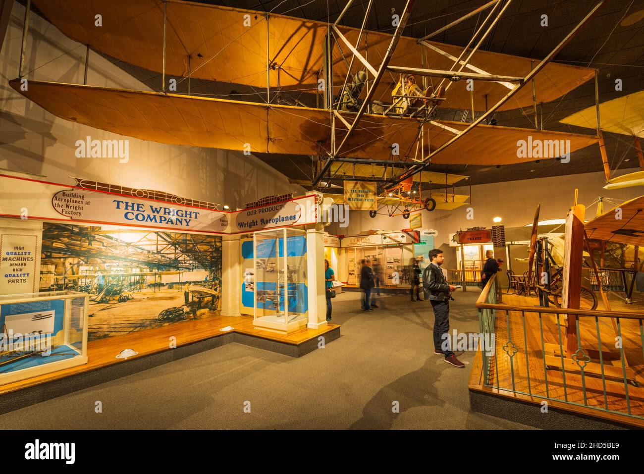 Wright Brothers Display At The Smithsonian National Air And Space