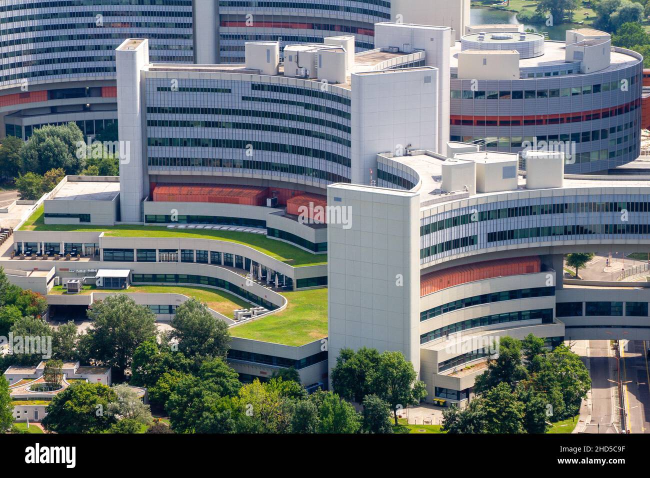 Vienna, Austria, July 25, 2021. The United Nations Office at Vienna is ...