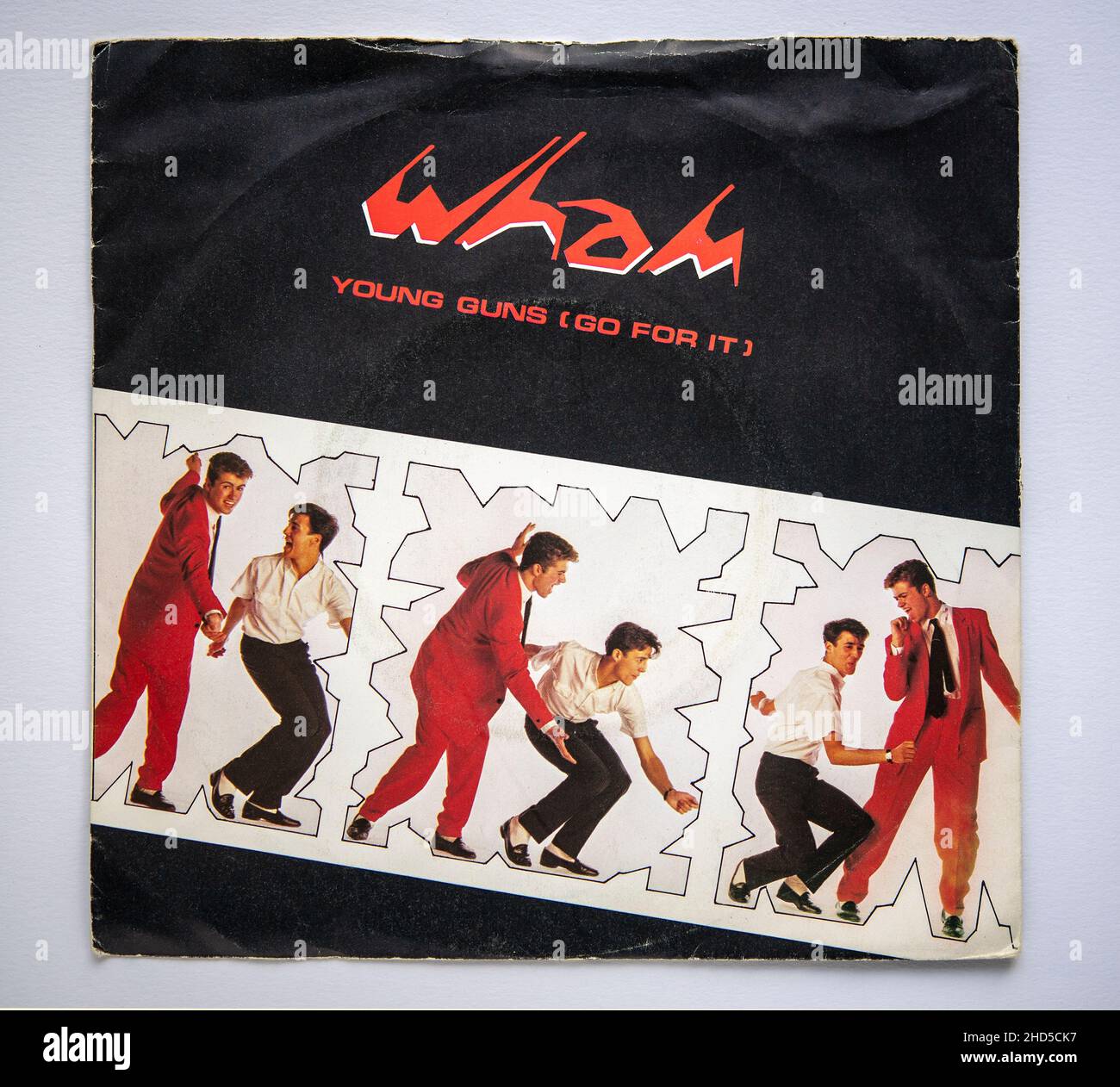 Picture cover of the seven inch single version of Young Guns (Go For It ...