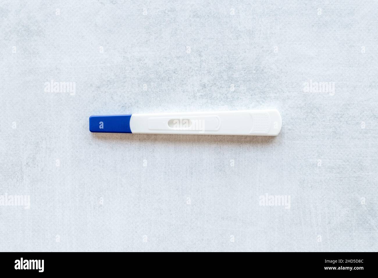 Pregnancy test top view. Pregnancy and female health care concept Stock ...