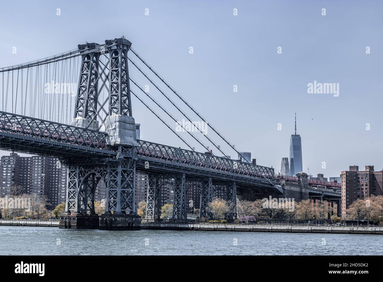 Famous Williamsburg Bridge in New York, USA Stock Photo - Alamy