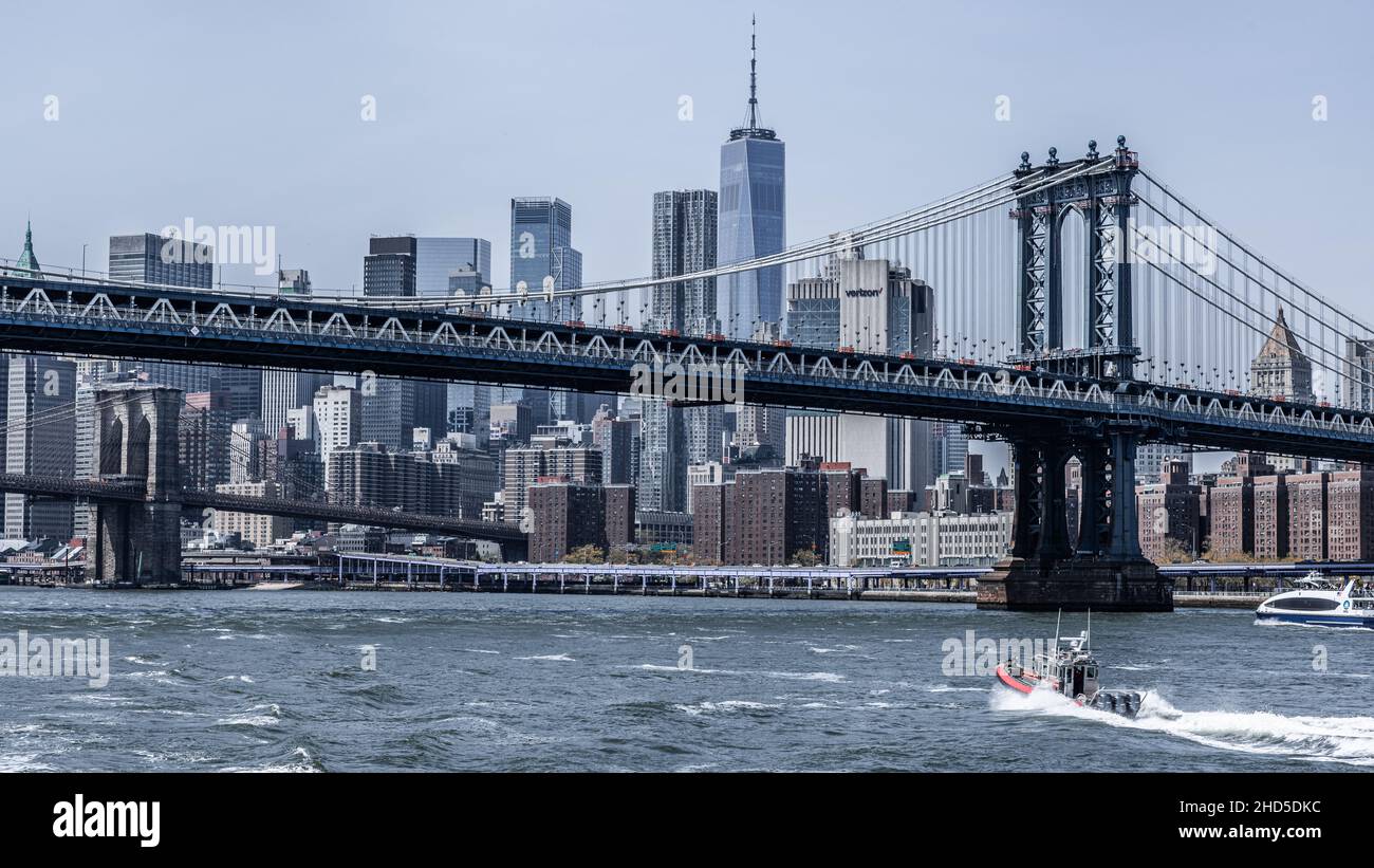 Famous Brooklyn Bridge in New York, USA Stock Photo - Alamy