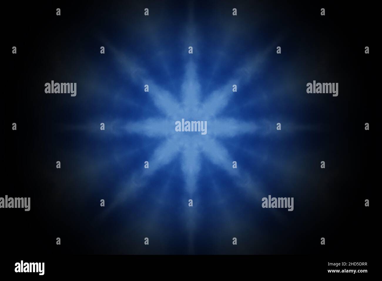 Lost in Blue, Abstract Digital Mandala Art Background Stock Photo - Alamy