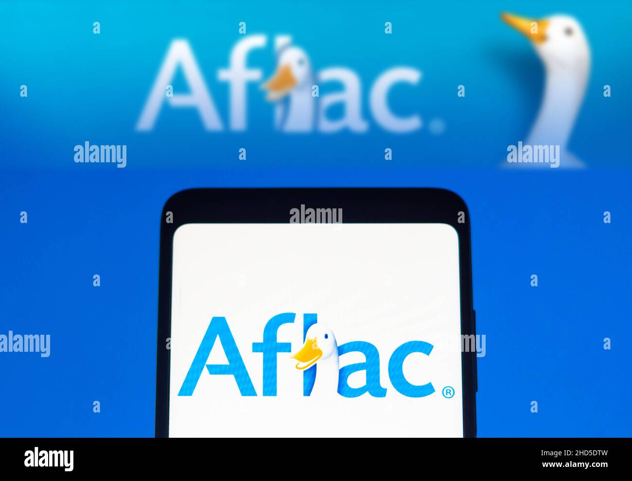 Logo aflac hi-res stock photography and images - Alamy