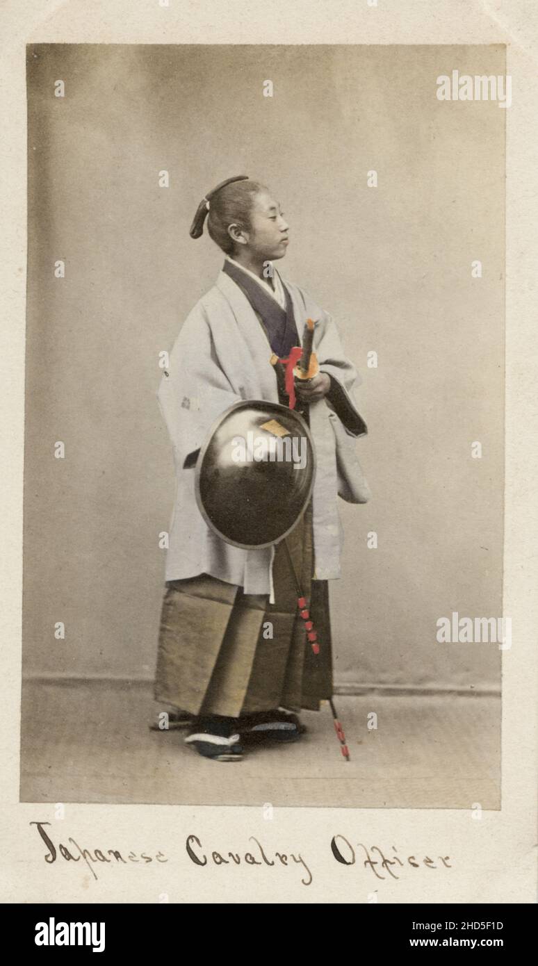 19th century vintage photograph - 1860's Japan carte de visite ...