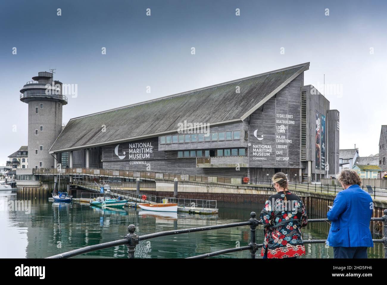 The award winning National Maritime Museum in Falmouth in Cornwall Stock Photo - Alamy
