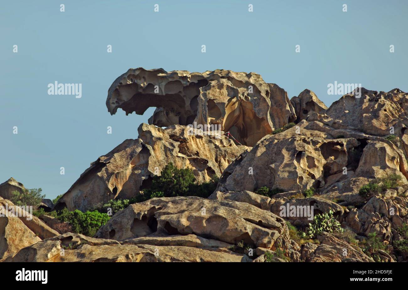 Palau, Sardinia, Italy. The Bear's Rock Stock Photo - Alamy