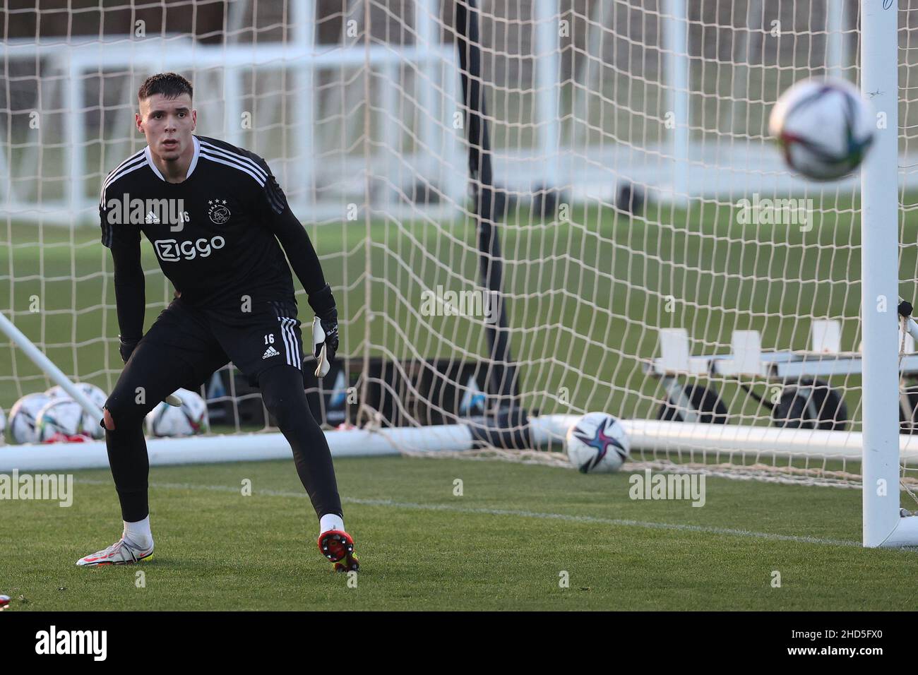 , PORTUGAL - JANUARY 3: goalkeeper Jay Gorter of Ajax Amsterdam during ...