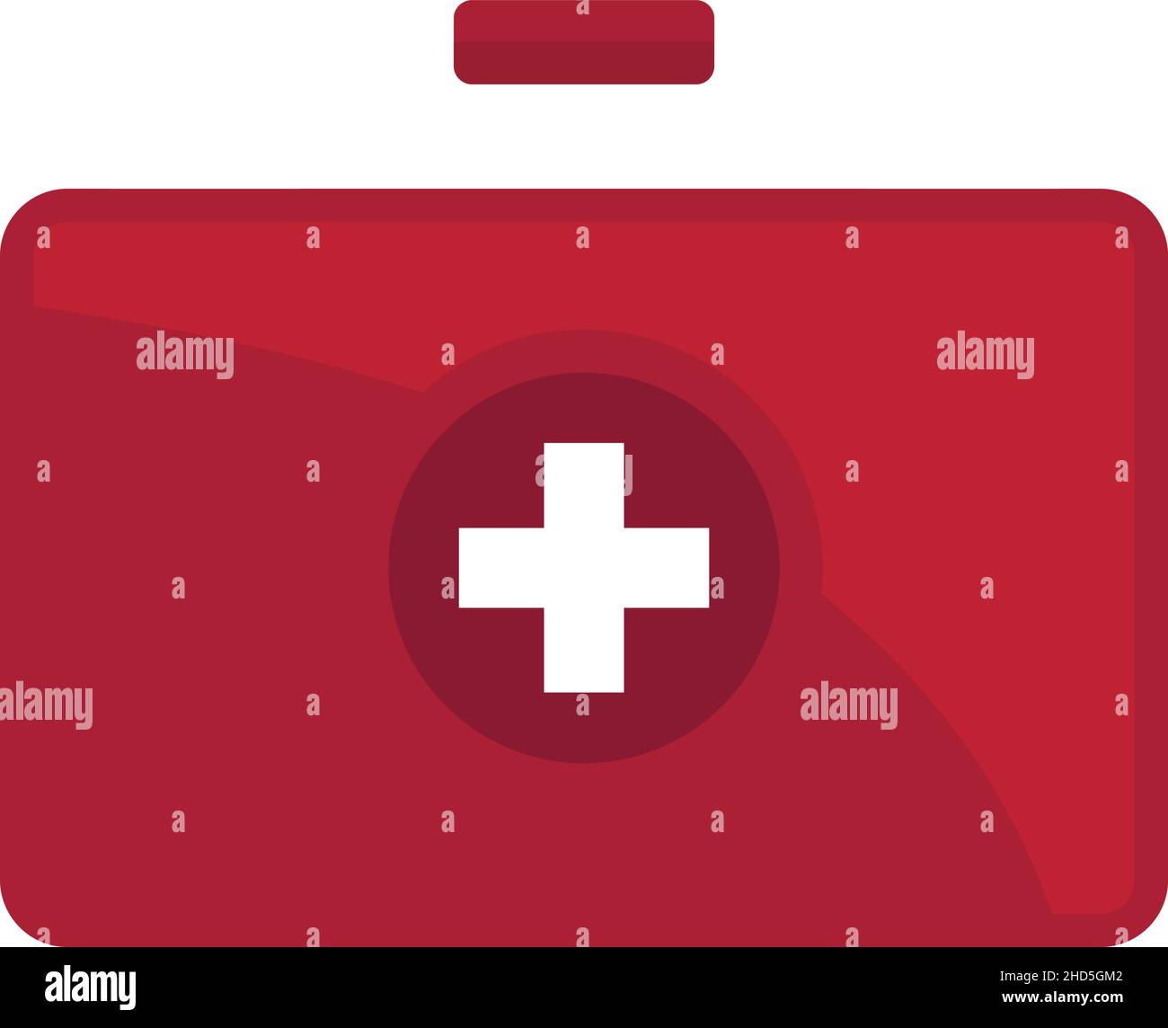 First medical aid kit icon. Flat illustration of first medical aid kit ...